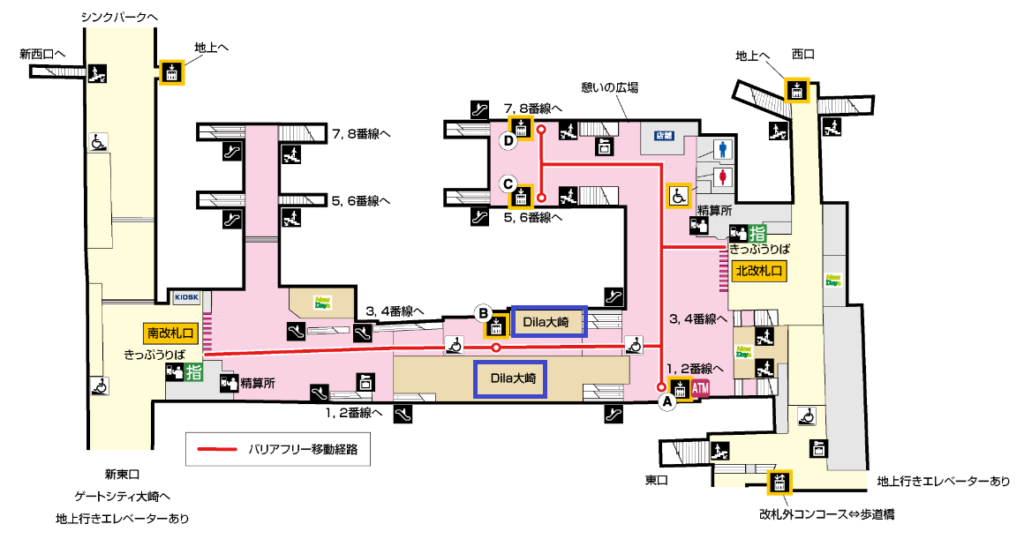 東京・山手線の駅で改札内の駅ナカにユニクロの店舗がある駅は？ | キニナルコトノート。